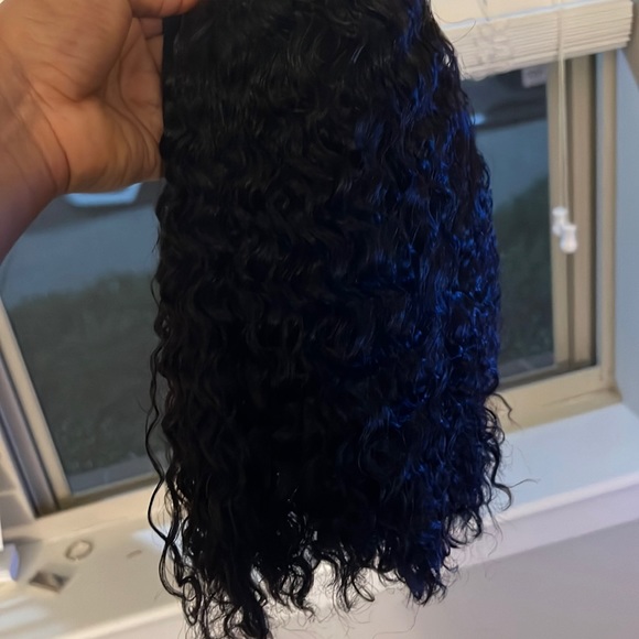Hair | Bob Cut 12 Inch Curly Headband Human Hair Wig | Poshmark